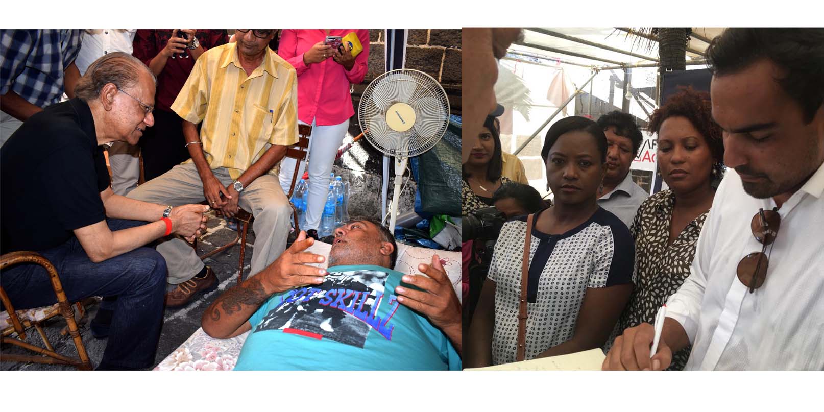 Grève de la faim – dépossession des terres : l’opposition rencontre ...