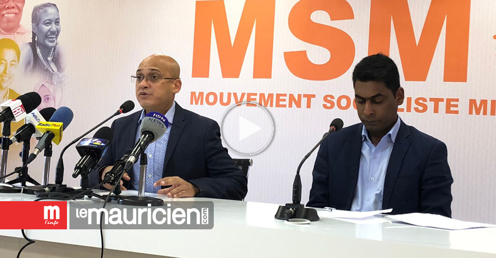 Suivez la conférence de presse du MSM | Le Mauricien
